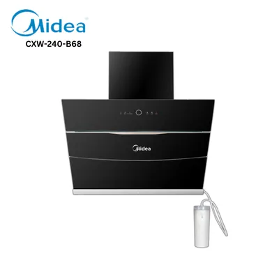 Midea 90 cm with IOT and Steam wash Kitchen Chimney - CXW-240-B68 | AC GHAR